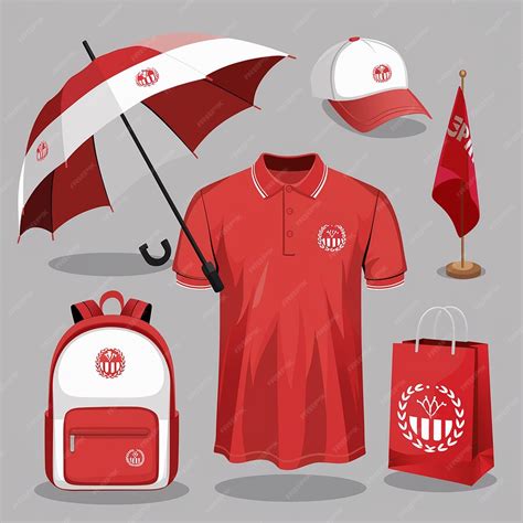 Premium Vector A Variety Of Branded Items