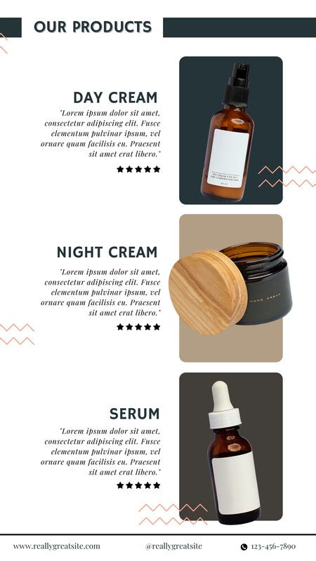 Free And Customizable Product Templates