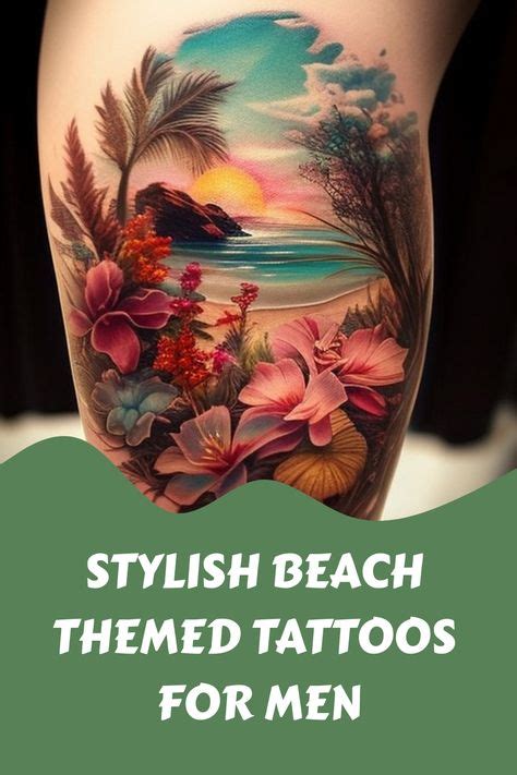 Riding The Waves Of Ink Exploring The Beauty Of Beachy Tattoos 114