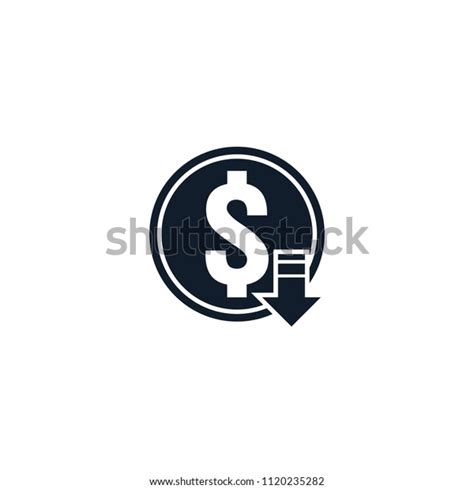 Dollar Decrease Icon Money Symbol Arrow Stock Vector Royalty Free 1120235282 Shutterstock