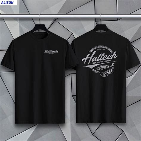 Cod Haltech Page Up เสื้อยืดผ้าฝ้าย 100 Unisex Power Tee พลังของคุณ สโลแกนดีไซน์เทอร์โบบูส