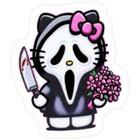 Hello Kitty X Scream Sticker For Sale By Annabaoo In 2025 Hello