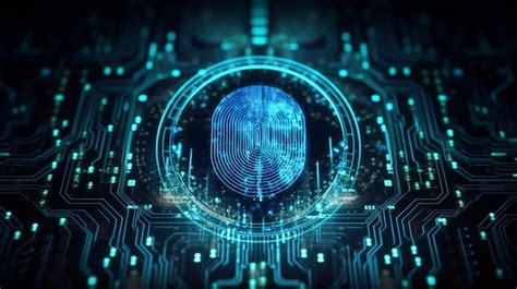 Premium Ai Image Safe Passage Biometric Identification Ensures Cyber