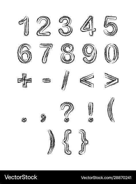 Drawing Pencil Numbers Online