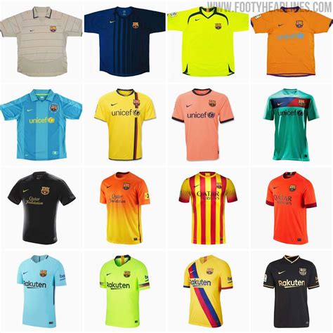 In Detail All Fc Barcelona Kits Of The Messi Era Home Away Third
