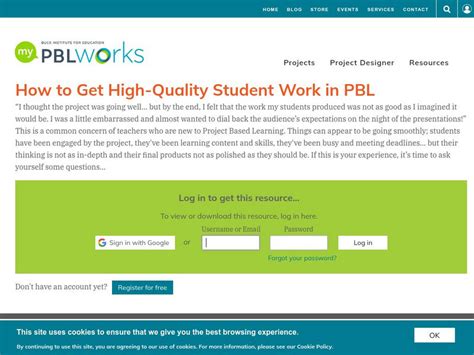 Pbl Works How To Get High Quality Student Work In Pbl Professional Doc