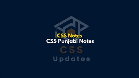 Punjabi For Css Exam Archives Css Updates