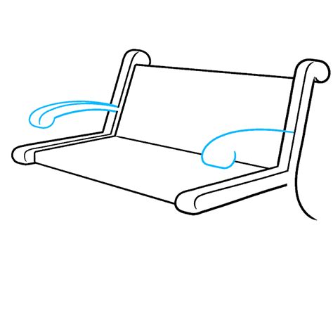 How To Draw A Bench Really Easy Drawing Tutorial