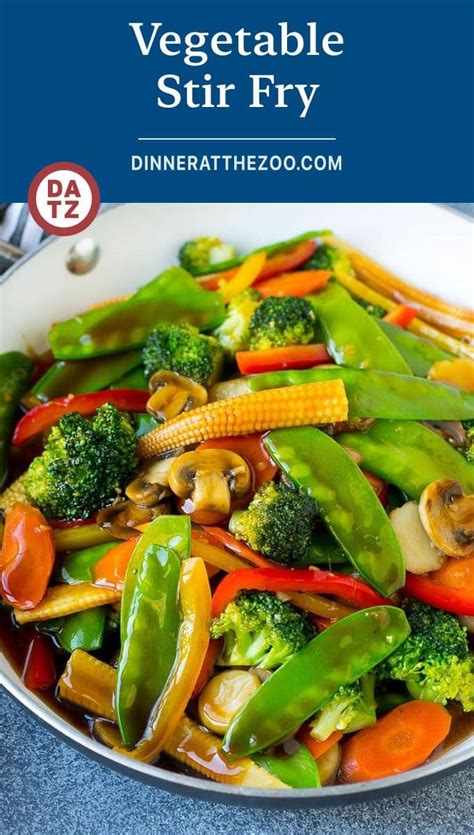 This Vegetable Stir Fry Is A Blend Of Colorful Veggies Cooked In A