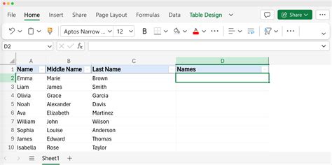 How To Combine First And Last Name In Excel