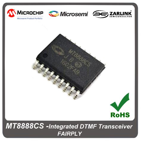 Mt8888cs1 Integrated Dtmf Transceiver Fairply Enterprises Inc
