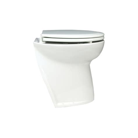 Jabsco 58020 Series Deluxe Flush Electric Toilet Angled Bowl