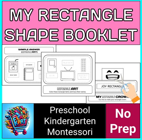 Rectangle Tracing And Coloring Worksheets For Pre K Montessori And Kg