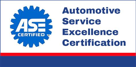 Automotive Service Excellence Certification Worldwide Car Service