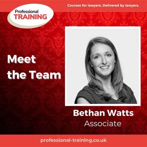 Meet Bethan Professional Training