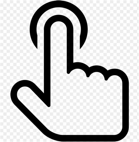 Hand Cursor Icon Transparent Background PNG Transparent With Clear Background ID TOPpng