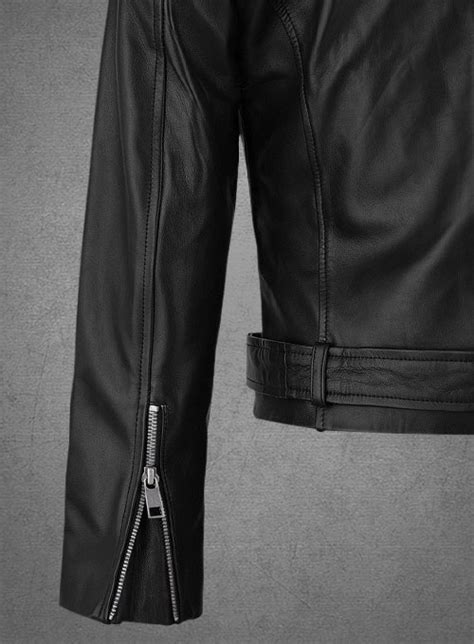 Adele Exarchopoulos Leather Jacket Made To Measure Custom Jeans For