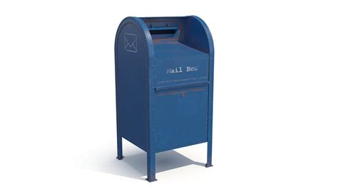 Street Mail Box 3d Model By Hanky154