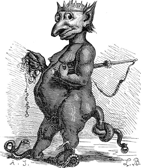 02 Demon Abraxas From Collin De Plancys Dictionnaire Infernal