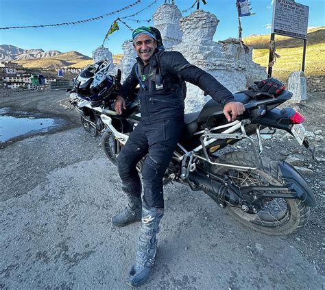 Actor Amit Sadh Concludes Month Long Bike Journey Daily Excelsior