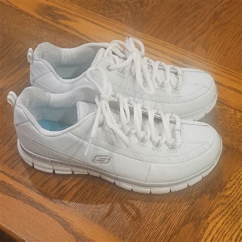 Skechers Shoes Skechers All White Flex Elite Athletic Shoes Poshmark