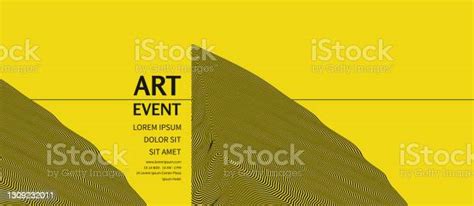 아트 이벤트 초대 템플릿입니다 착시 배경 패턴은 브로셔 포스터 프레젠테이션 전단지 또는 배너를 위한 템플릿으로 사용할 수 있습니다 3d 벡터 그림입니다 3차원 형태에 대한