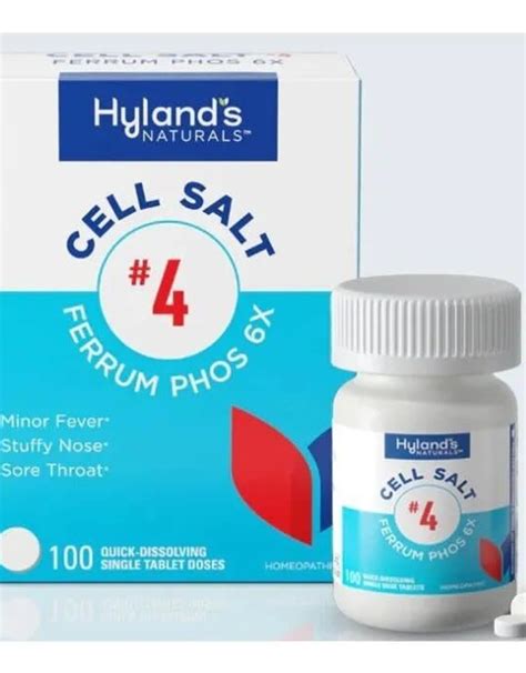 Hylands Cell Salts 100 Tablet 4 Ferrum Phos Health Simplified