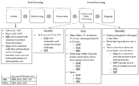 A General Schematic Overview Of Commercial Poultry Processing The