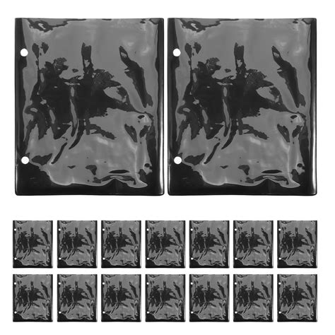 Zehuanyu 20 Pcs Waterproof Flip Folder Double Side Flip Folder Pages