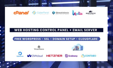 install cyberpanel cpanel runcloud directadmin and hestiacp panel