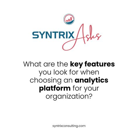 Syntrix Consulting Group Llc On Linkedin Analyticsplatform