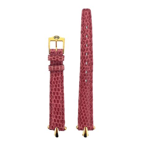 Gucci Watch Band 1800l Ladies Pink Replacement Strap Watchmaterial