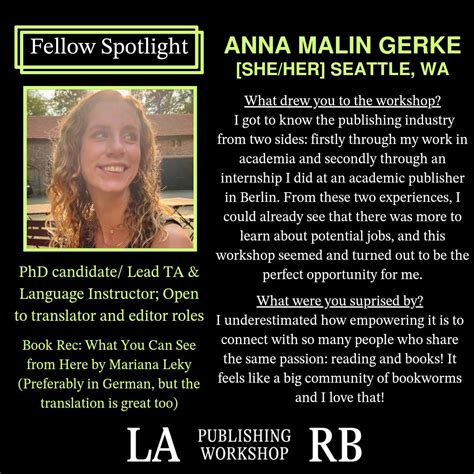 Anna Malin Gerke On Linkedin Thank You So Much Absolutely Love The Los Angeles Review Of Books…