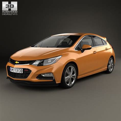 Chevrolet Cruze Hatchback RS 2017 3D model | 3d models | Chevrolet ...