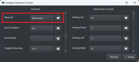 Emulation How Do I Enable Rewind In Parallel Launcher Arqade