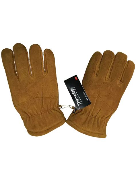 Double Insulated Leather Freezer Work Gloves 110g 3m Thinsulate 25