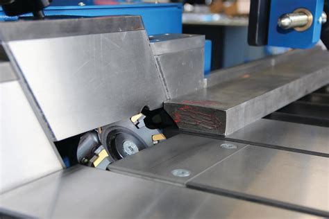 Stationary Beveling Machine Allows Hands Free Beveling Of Plate And Bar Stock