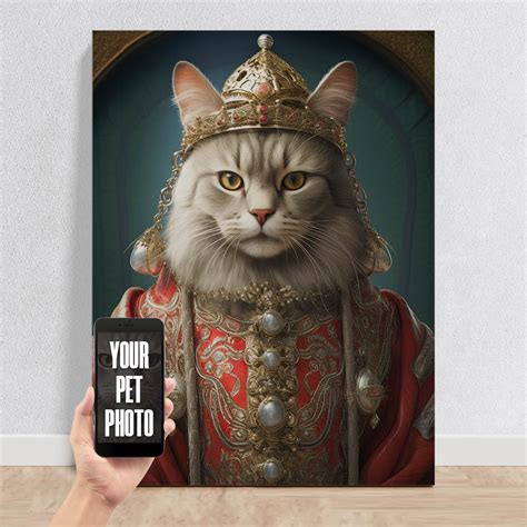 Pristine Purr Princess Get Your Custom Portrait Royalize