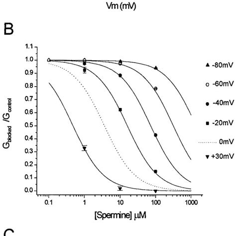 Analysis Of Voltage And Concentration Dependent Block By Intracellular Download Scientific