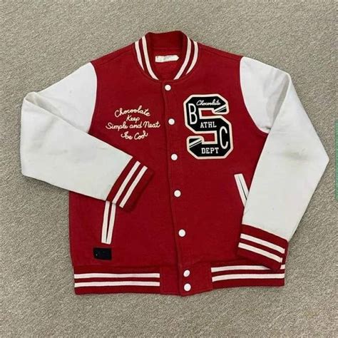 Red And White Versity Jacket Custom Versity Jacket In 2024 Edgy