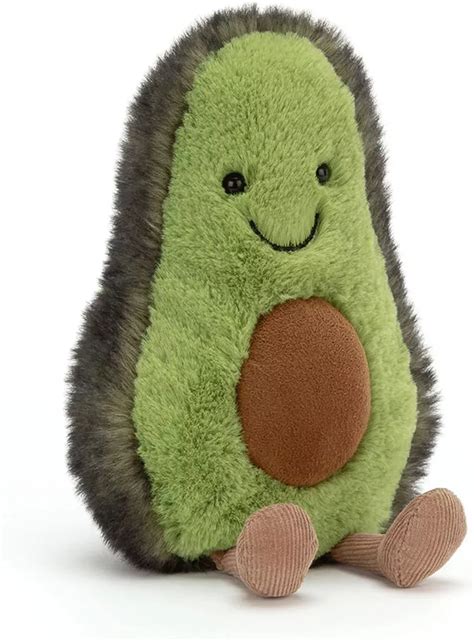 Jellycat Amuseables Avocado Stuffed Toy Small 8 Inches Vegetable
