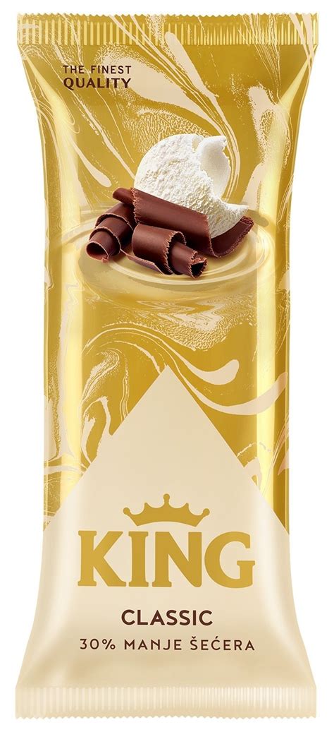 Ledo King Classic Sladoled 30 Manje šećera štapić 100ml Cjenoteka