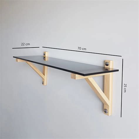 Floating Glass Shelves Wall Mounted Shelf Wall Hanging Etsy