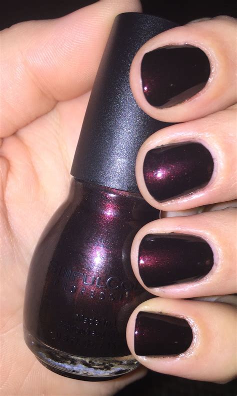 Rich In Heart Sinful Colors Sinful Colors Black Cherry Sinful