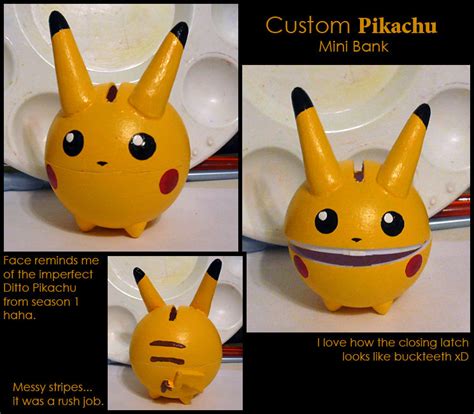Derp Pikachu Bank By Auswren On Deviantart