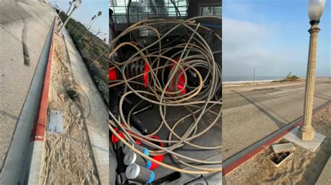 Men Caught Cutting Copper Wire From Streetlight Near Lax Nbc Los Angeles