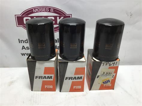 Oil Filter Cross Reference