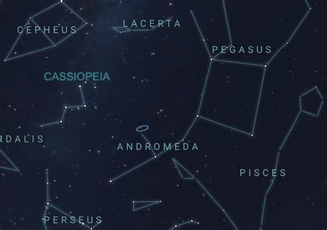News Sciences The Constellation Andromeda The Chained Lady
