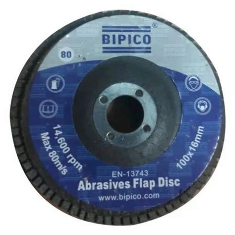Round Bipico Abrasive Flap Disc Size 100x16mm At Rs 19 In Ahmedabad