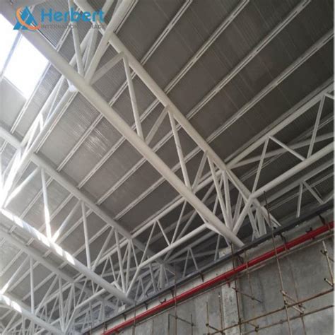 S355jr Galvanized Welded Steel Truss Square Roof Truss 08mm For Sale